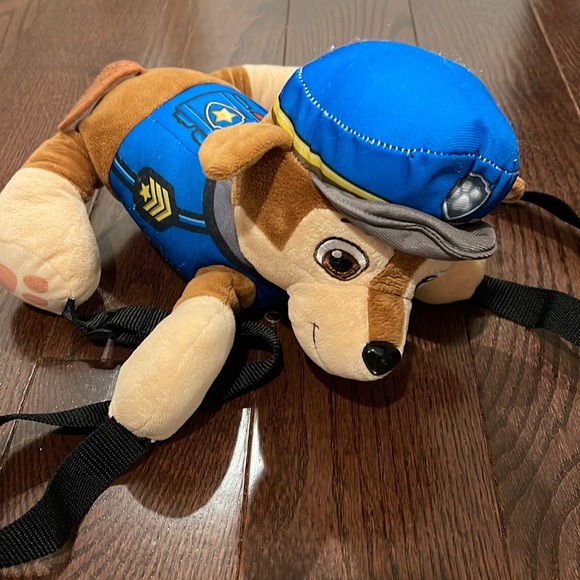 Accessories | Chase Paw Patrol Stuffed Animal Backpack | Poshmark